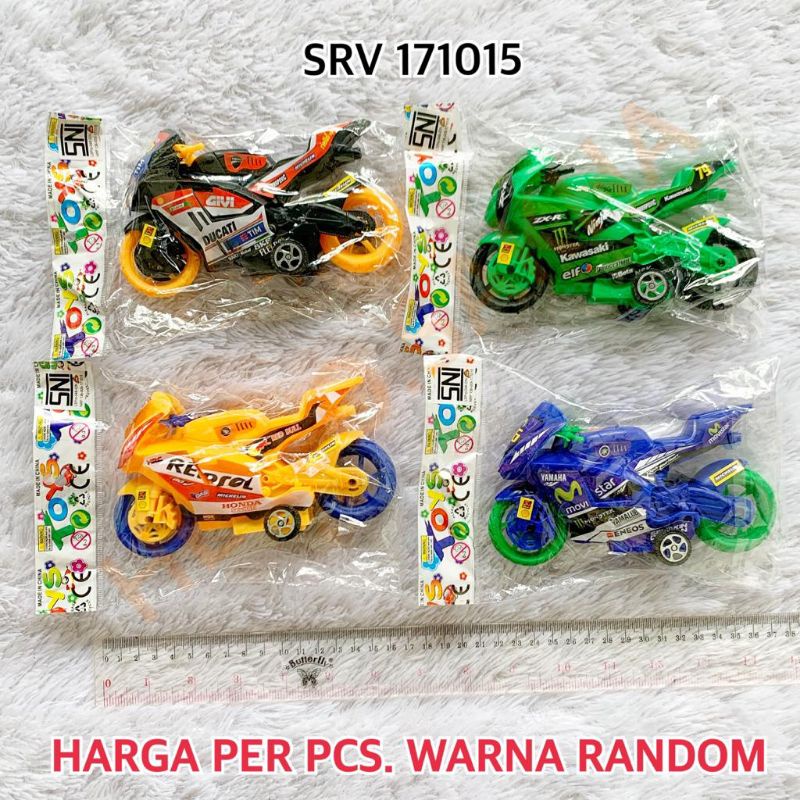 Jual MAINAN SRV 171015 MOTOR BALAP KEMASAN KANTONG PLASTIK MOTOGP MOTO ...