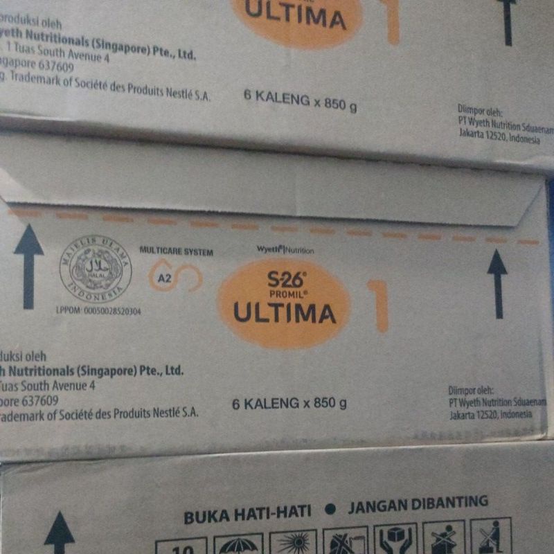 Jual S26 Ultima promil 0-6 bulan 850gr (6pc) | Shopee Indonesia