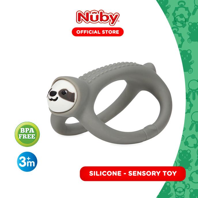 Jual Nuby Baby Loopy Legs - Mainan Sensori Anak Loopy Legs (Sloth ...