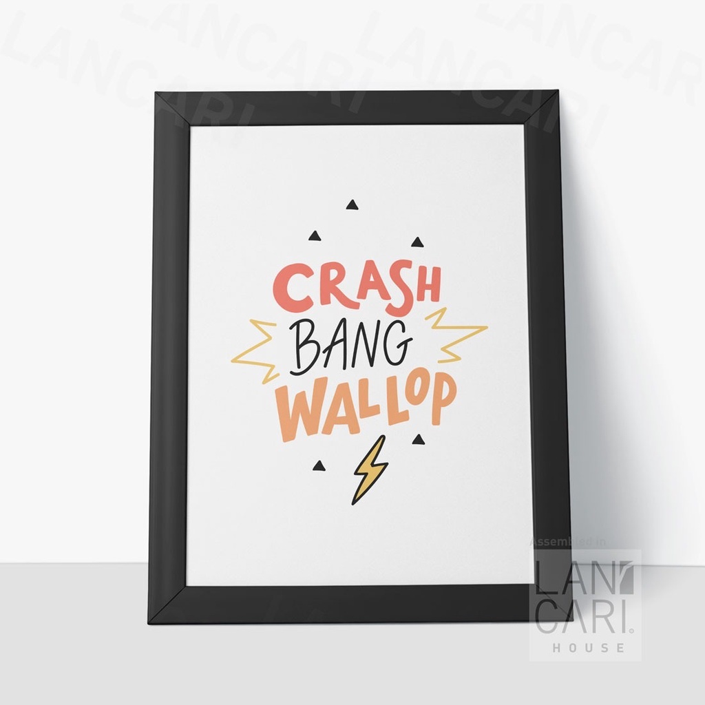 Jual Hiasan Frame Crash Bang Wallop Wall Dekorasi Aesthetic Lukisan ...