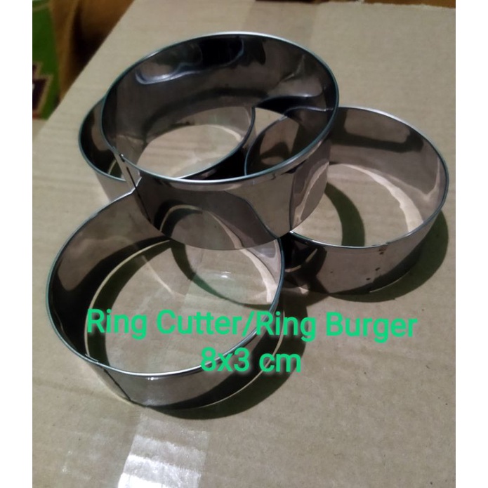 Jual Ring cutter /ring burger , cetakan cromboloni stainless | Shopee ...