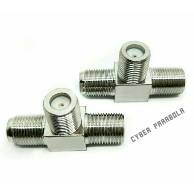 Jual Sambungan Splitter Besi Connector Konektor T Drat Jack F Parabola ...