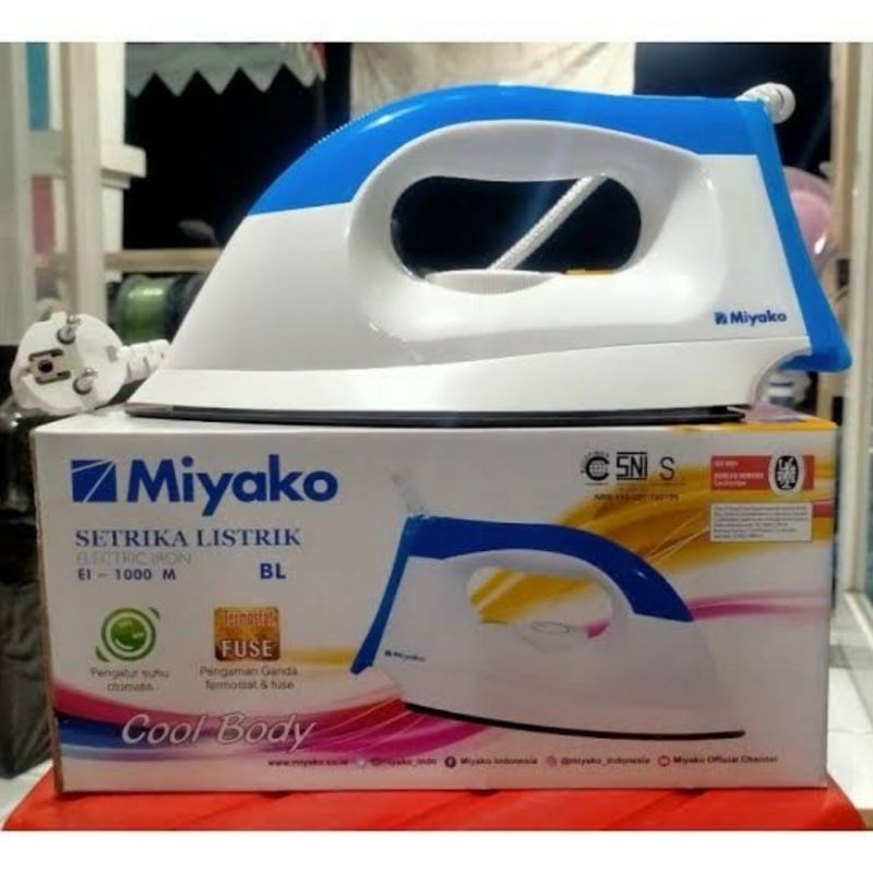 Jual SETRIKA MIYAKO EL 1000 M / SETRIKA MIYAKO EL 1000M | Shopee Indonesia