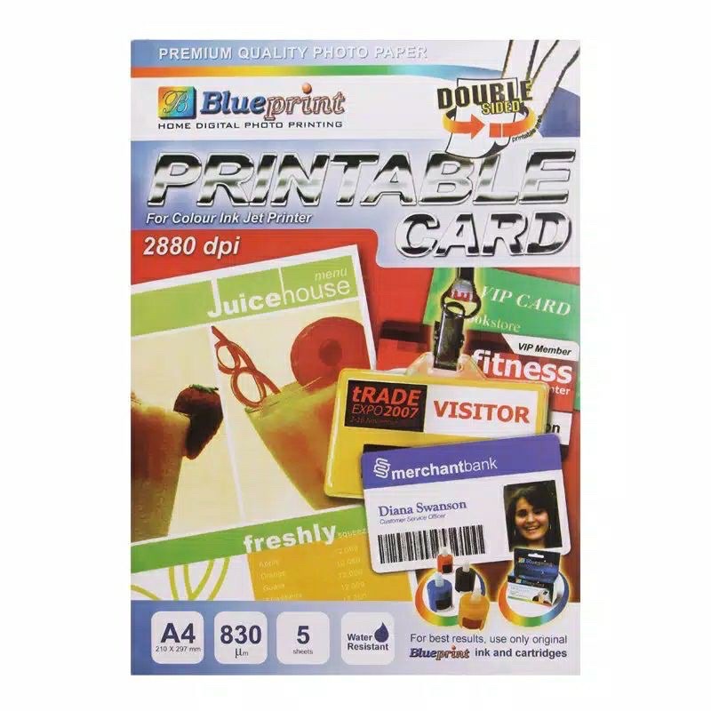 Jual Printable Card A4 Blueprint | Shopee Indonesia