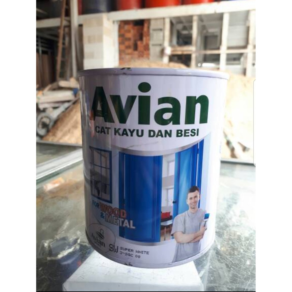 Jual CAT AVIAN HIGH GLOSSY ENAMEL (UNTUK KAYU DAN BESI) 1 KG/ CAT ...