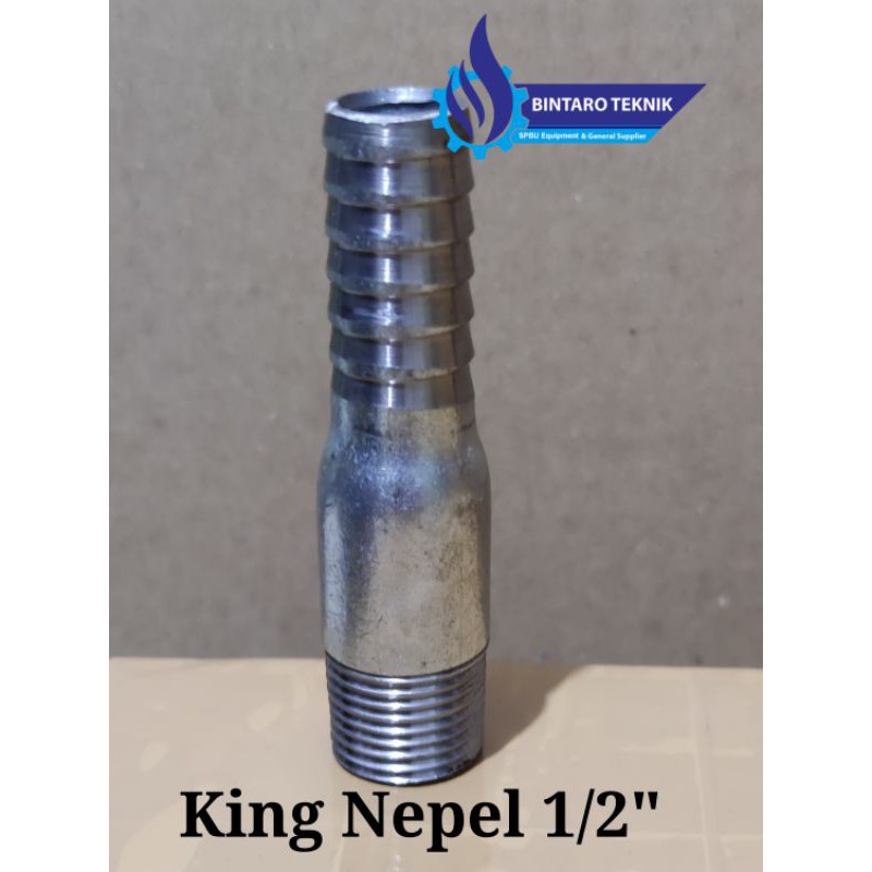 Jual King Nepel 1/2" 1 per 2 Inch Nepel Selang Pertamini Pom Mini ...