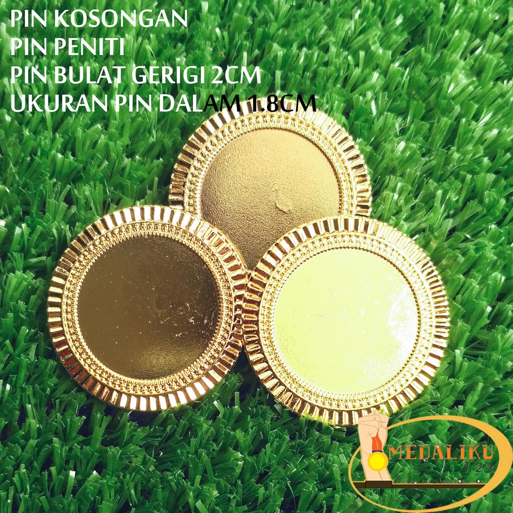 Jual Pin Kosongan Polosan Bahan Kuningan Cor Cocok Untuk Jadi Bros atau ...