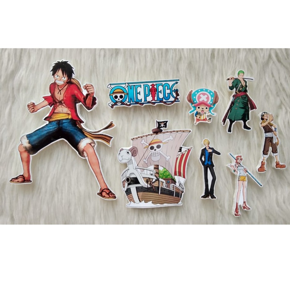 Jual Topper ONE PIECE untuk hiasan kue | Luffy dekorasi snack mading ...