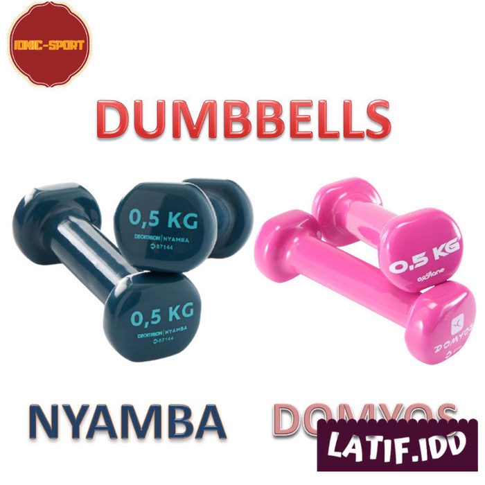 Jual Barbel Alat Beban Tangan 0,5 Kg Sepasang DUMBBELLS Gym & Fitness ...