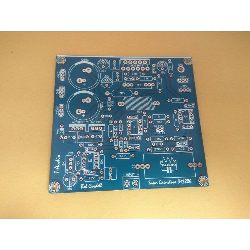 Jual T-AUDIO PCB LM3886 LM3886T LM3886TF BOB CORDELL SUPER GAINCLONE CHIP AMP AMPLIFIER SEPASANG ...