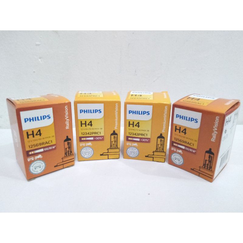 Jual Lampu bohlam dop Philips H4 12v 60/55w dan 100/90w Asli Standart Mobil | Shopee Indonesia