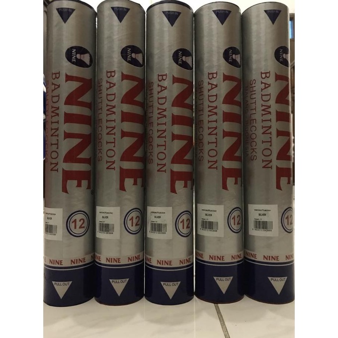 Jual SHUTTLECOCK / KOK BULUTANGKIS BADMINTON NINE SILVER | Shopee Indonesia