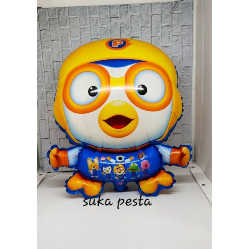 Jual BALON GAS PORORO / BALON KARAKTER PORORO BIRU | Shopee Indonesia
