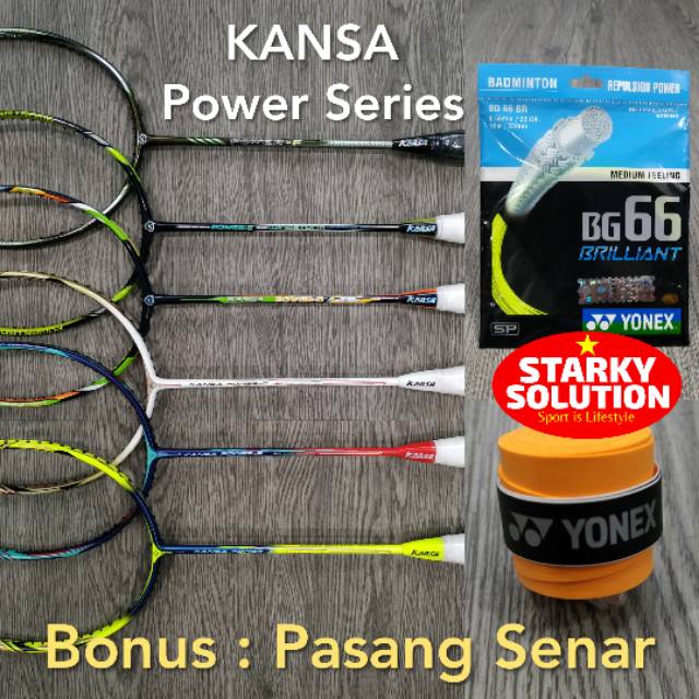Jual Kansa Power Series Raket Bulutangkis Original | Shopee Indonesia