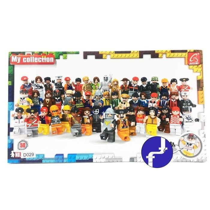 Jual Mainan Anak Figure Building Block Designer Wange Lego 50 Orang ...