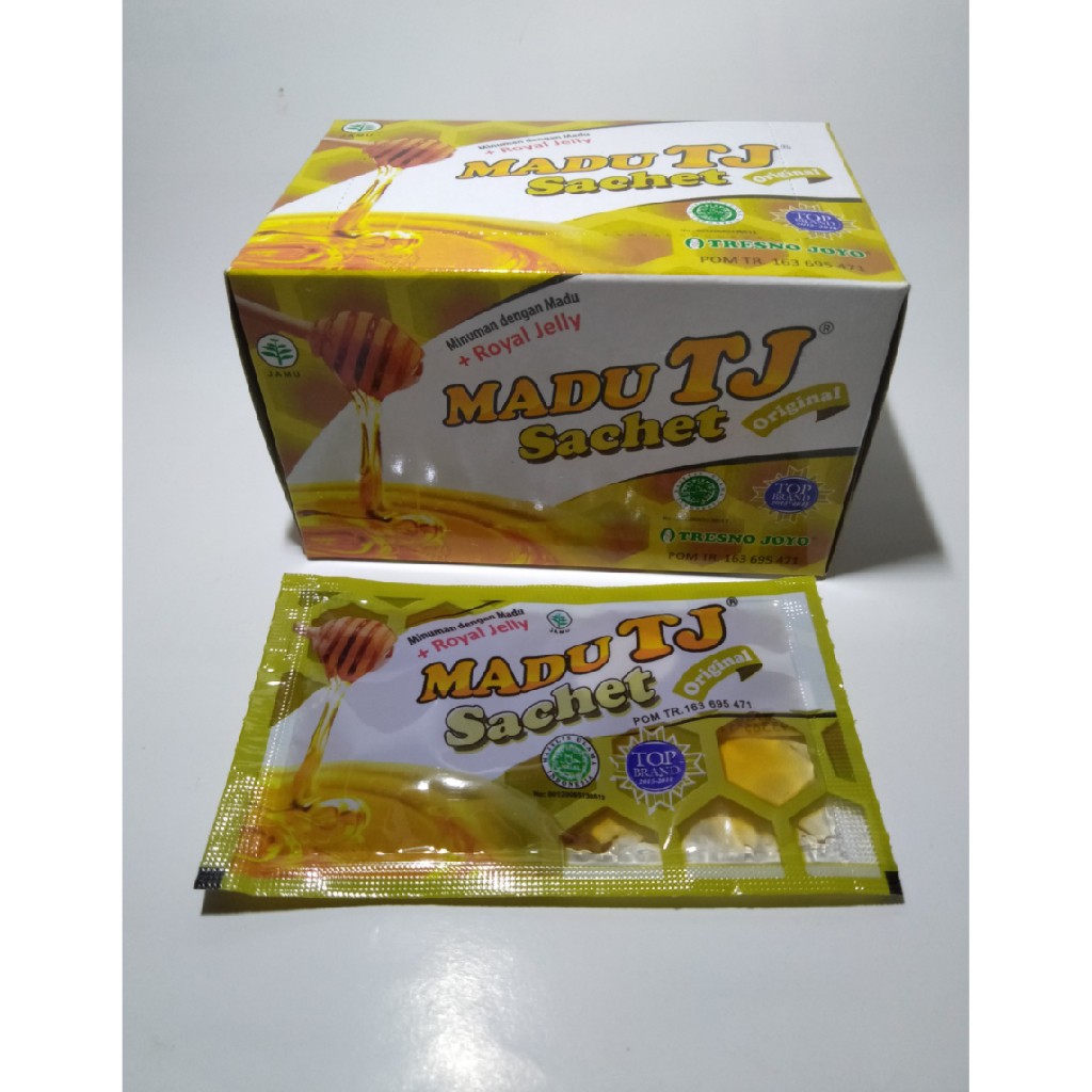 Jual Madu TJ Sachet Original 20gr Halal Kotak (isi 12 pcs) | Shopee ...