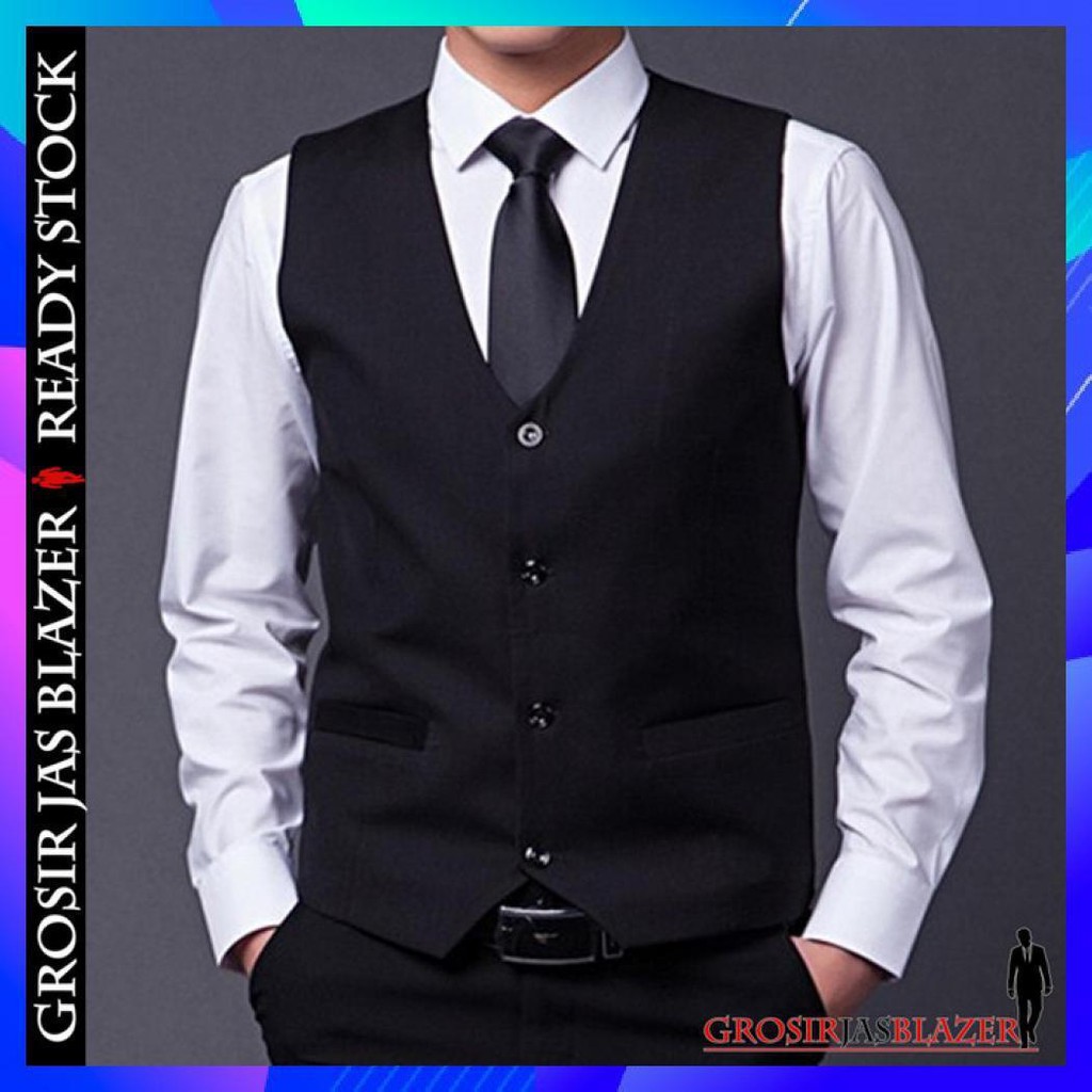 Jual Vest Nikayu - Rompi Setelan Jas Atau Blazer - Bahan High Twist ...