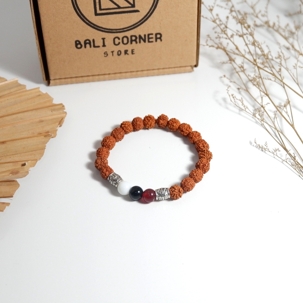 Jual Gelang Tridatu Rudraksha Genitri Dan Batu Alam - Gelang Kesehatan ...
