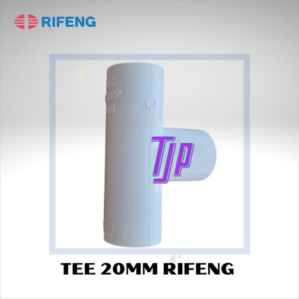 Jual TEE PIPA CONDUIT RIFENG 20 MM Putih | Shopee Indonesia