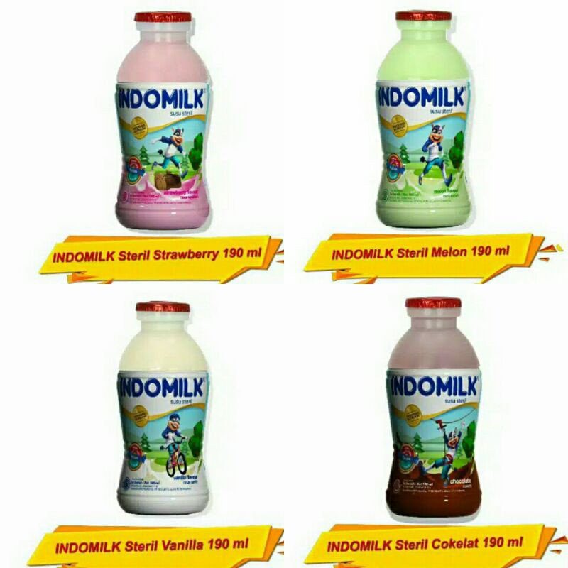 Jual Indomilk Botol 190 ml - Susu | Shopee Indonesia