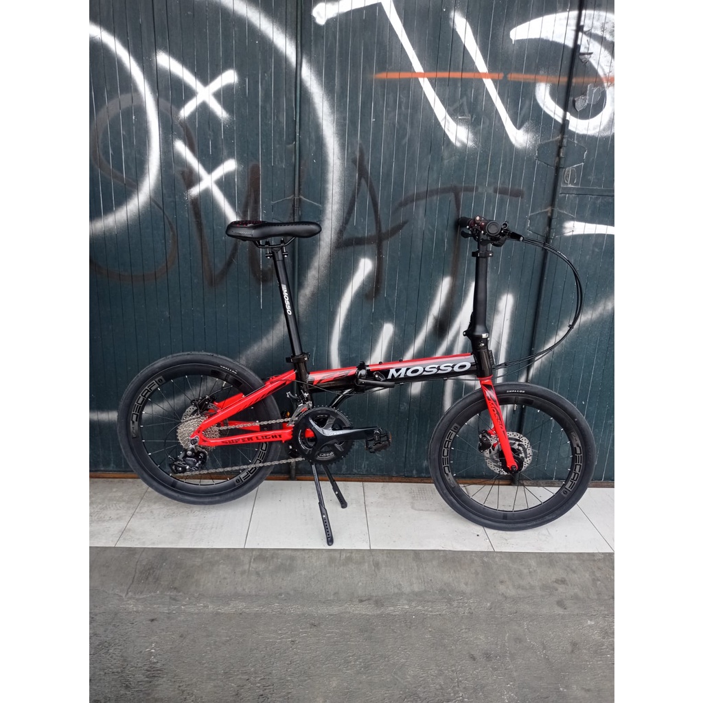 Jual SEPEDA LIPAT MOSSO F3 20 INCH FULL SHIMANO | Shopee Indonesia