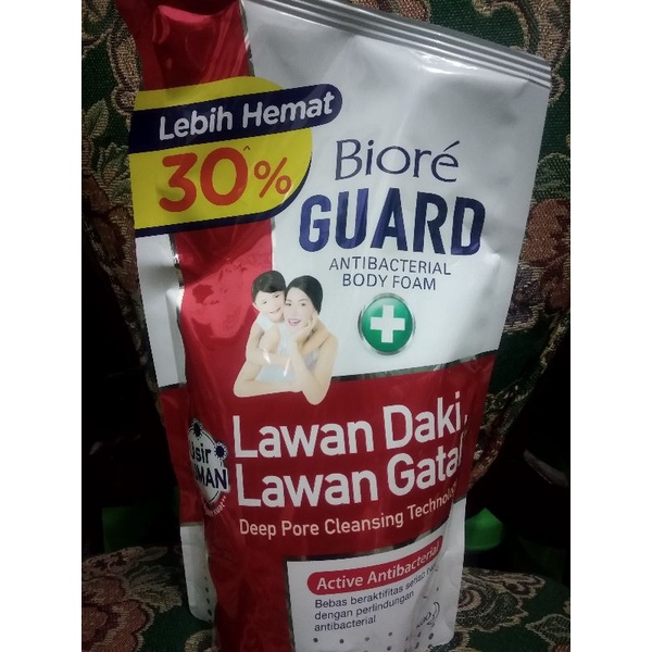 Jual BIORE GUARD anti bacterial body foam 800ml | Shopee Indonesia