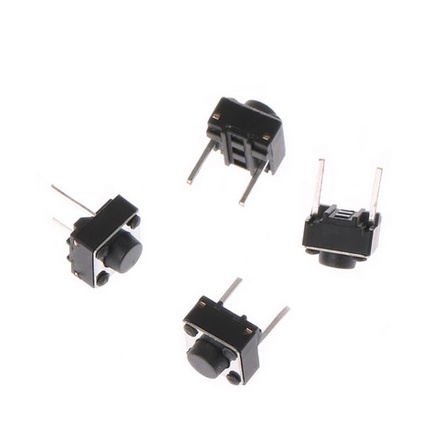 Jual Small Push Button Copper Foot Micro Square 2p 2pin 6x6x5mm 6x6x5 ...