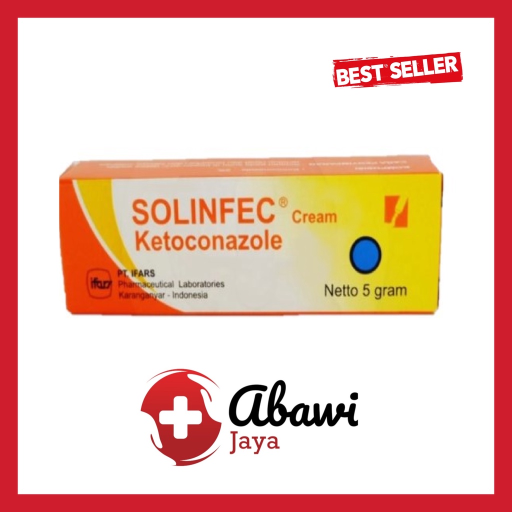 Jual [AB] Solinfec Cream 5 g / SOLINFEC CREAM / SOLINFEC KETOCONAZOLE ...