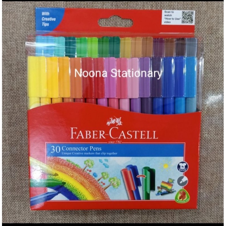 Jual Faber Castell Connector Pens 30 Warna | Shopee Indonesia
