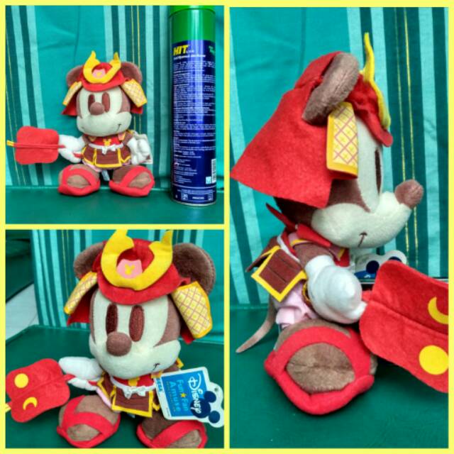 Jual MICKEY MOUSE SAMURAI SHOGUN boneka karakter plush doll import ...