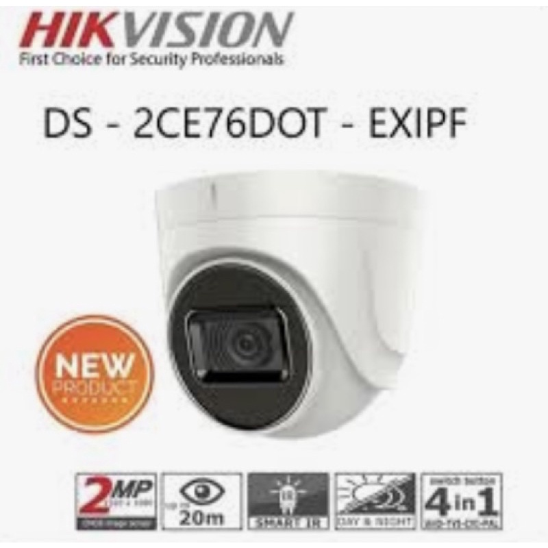 Jual Hik-Vision camera indoor 2MP DS-2CE76D0T-EXIPF | Shopee Indonesia