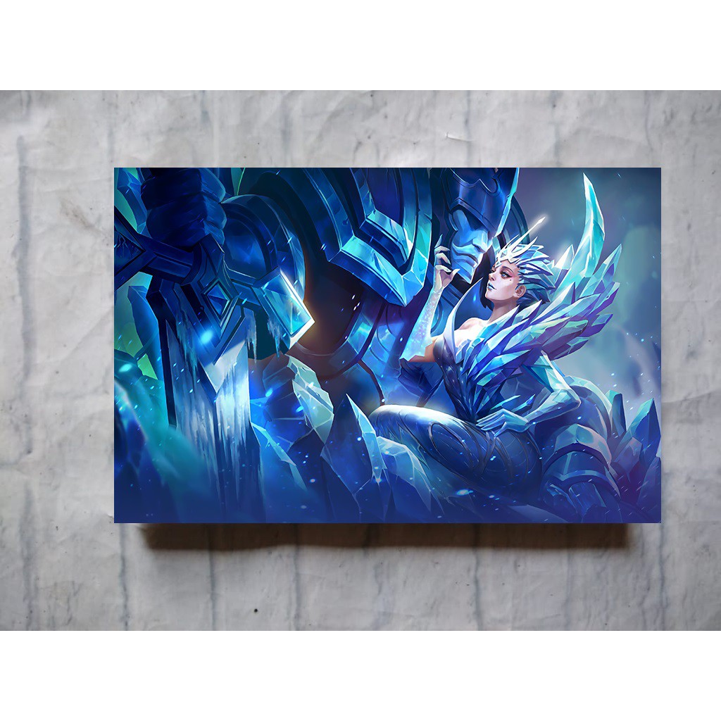 Jual poster mobile legend legends terlengkap size A3 hero AURORA Hiasan ...