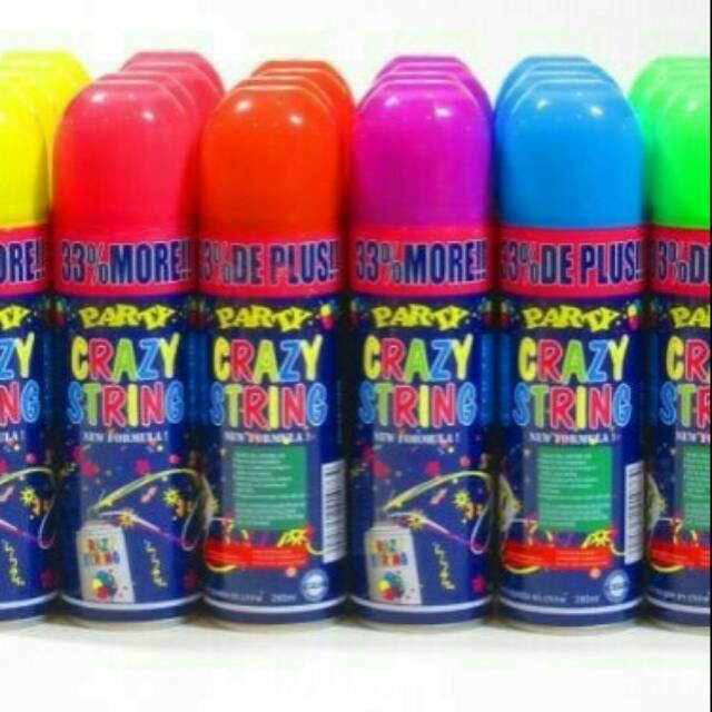 Jual Party string/ string spray/ snow spray | Shopee Indonesia