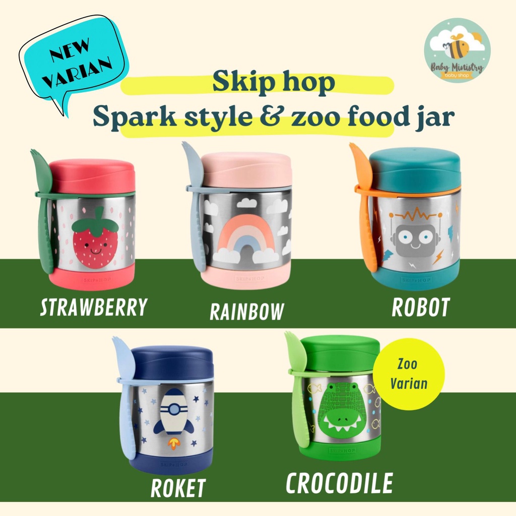 Jual SKIP HOP ZOO INSULATED FOOD JAR (325ml) RESMI !! 100% ORIGINAL ...