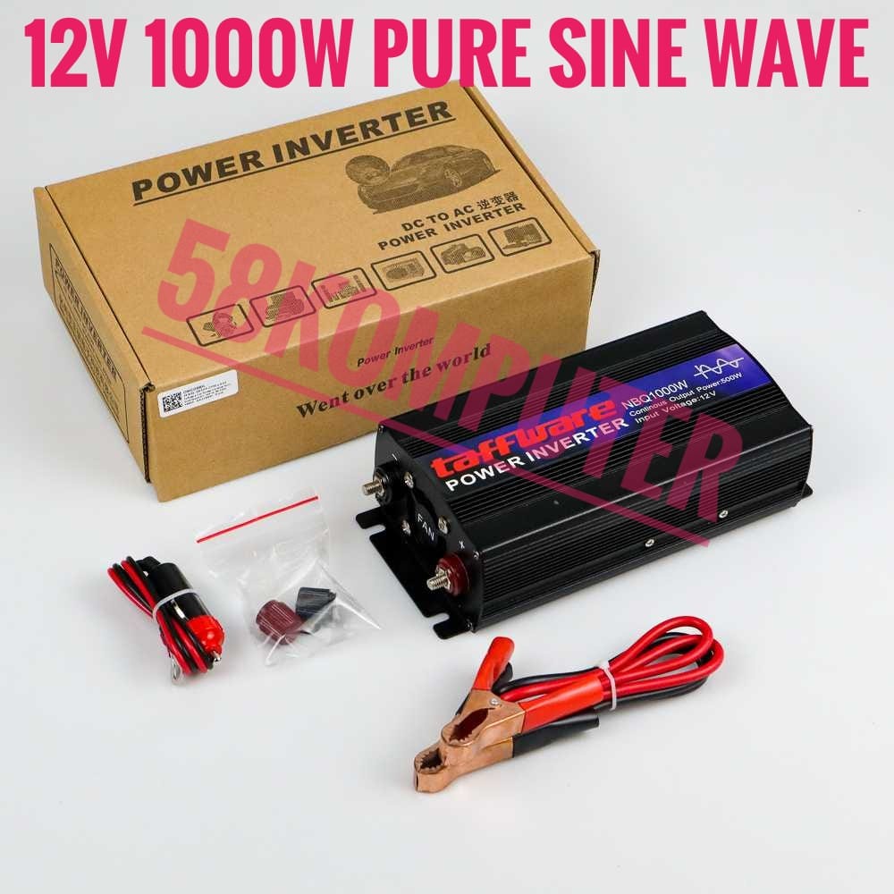 Jual Inverter Psw Pure Sine Wave DC 12V/24V to AC 220V 1000Watt USB Port LED Inverter Dc ke Ac ...
