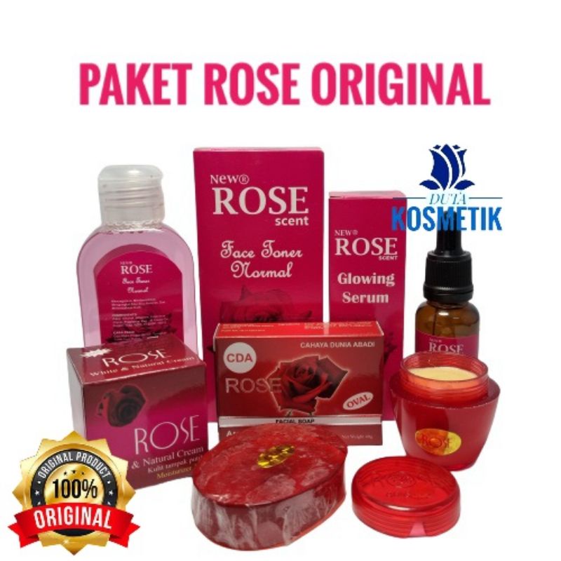 Jual PAKET CREAM ROSE ORIGINAL GLOWING IMPOR | Shopee Indonesia