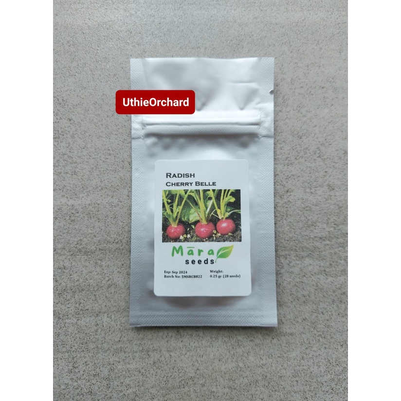 Jual Mara Seeds - Radish (Lobak Merah) Cherry Belle (28 seeds) | Shopee Indonesia