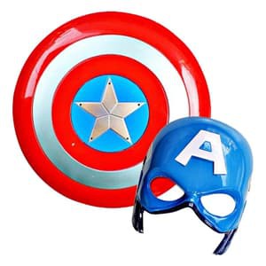 Jual Topeng dan Tameng Kapten Amerika - Captain America Mask and Shield ...