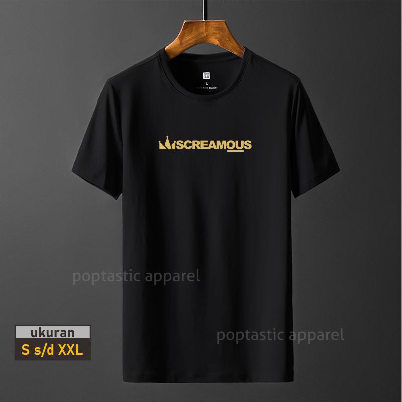Jual Tshirt Kaos Distro Screamous PREMIUM GOLD EDITION/ Kaos distro ...