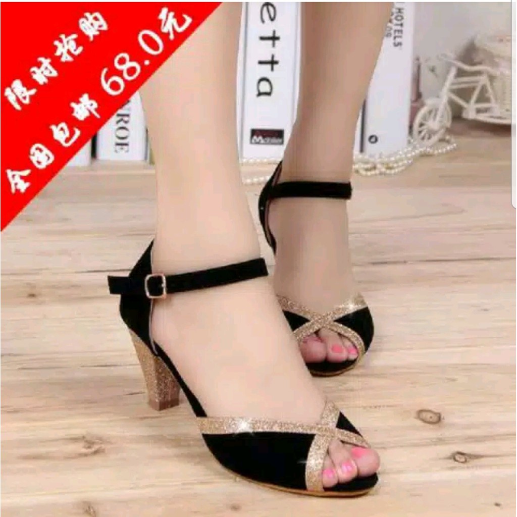 Jual 4767Dz Heels Kerja Kantor Pendek 5Cm Formal Glossy Pesta Undangan ...
