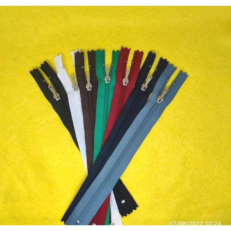 Jual resleting kepala besi ykk 20cm | Shopee Indonesia