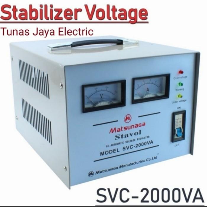 Jual Stavol Stabilizer 2000 Watt (2KVA) MATSUNAGA | Shopee Indonesia