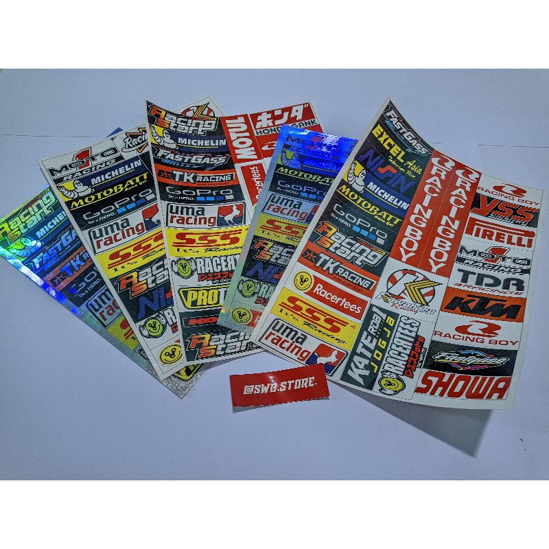 Jual stiker pack racing hologram dan vinyl | Shopee Indonesia