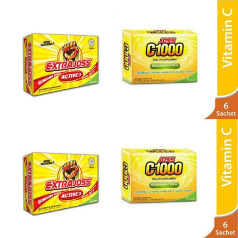 Jual Extra Joss Active / Vit C Joss 1000 / Joss C-1000 / Suplemen ...