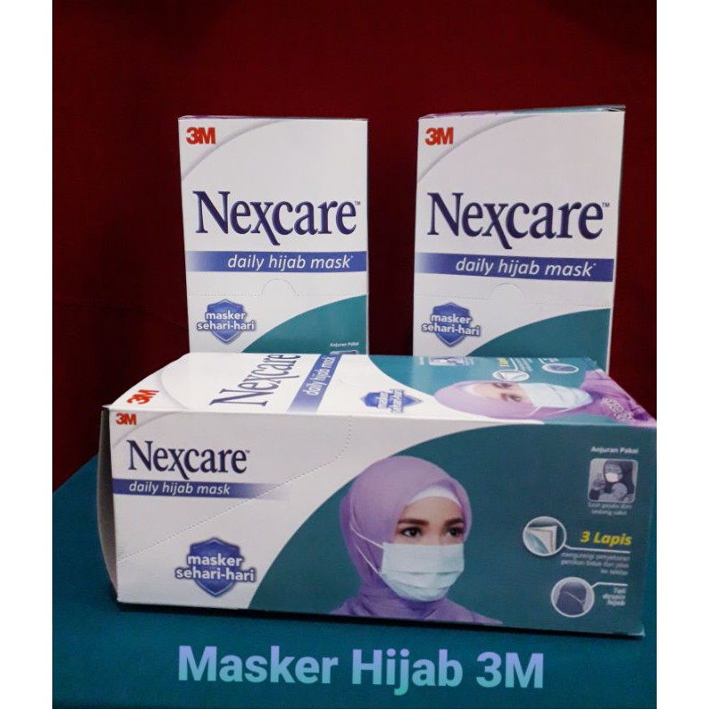 Jual Nexcare Masker Hijab 3M ( Harga Per Box ) | Shopee Indonesia