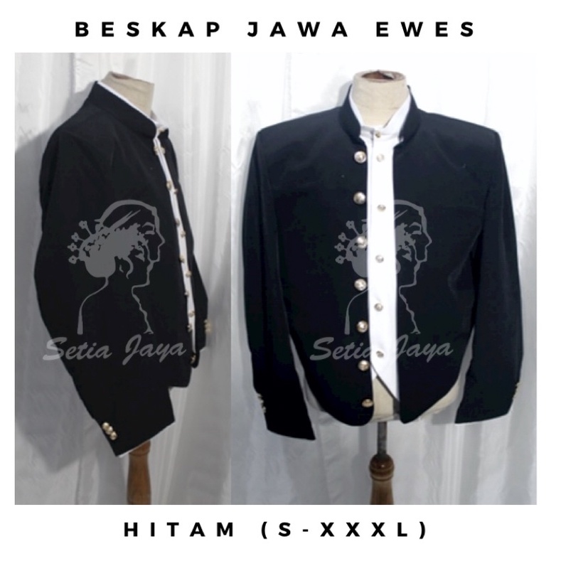 Jual Beskap Jawa Solo/ Jawa Beskap Among Polos dan Bordir | Shopee ...