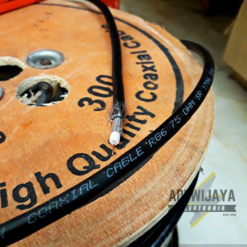 Jual Kabel RG6 Coaxial / Kabel Antena / Coaxial cable RG6 berkualitas - harga per meter | Shopee ...