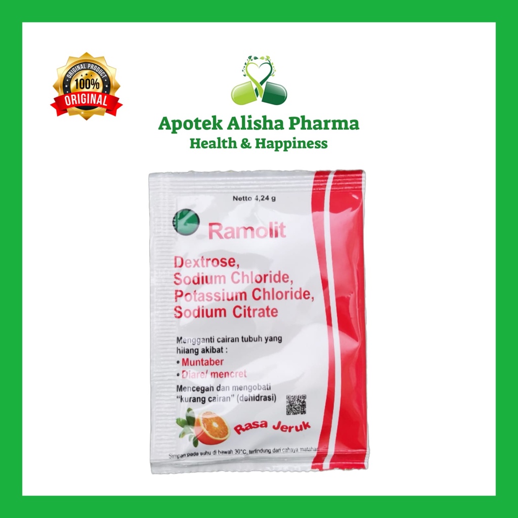 Jual Ramolit Sachet (10sachet) - Ramolit Oralit Rasa Jeruk Pengganti ...