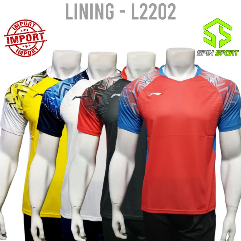 Jual [L2202] Kaos Baju Lining Li-Ning Import Premium Badminton ...