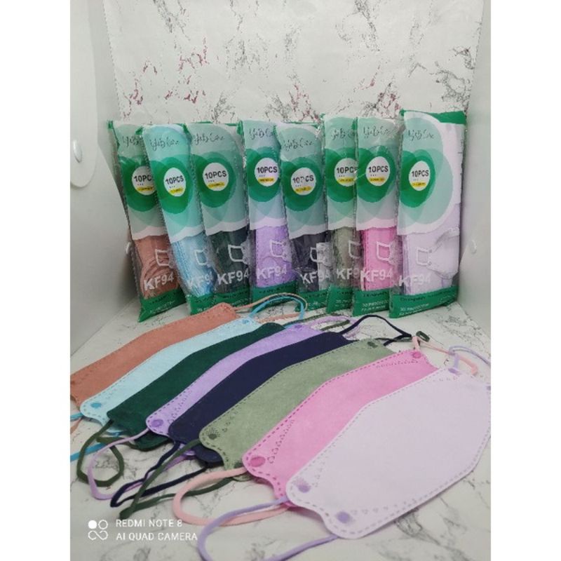 Jual MASKER KF94 4PLY / MASK MOUSON WARNA COLOR KF 94 KOREA 4 PLY ...